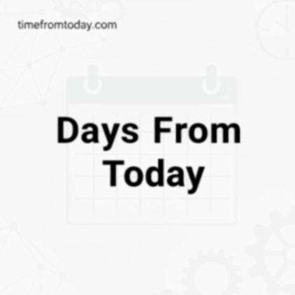 Days From Today Calculator (Live) – Exact Future Date Finder